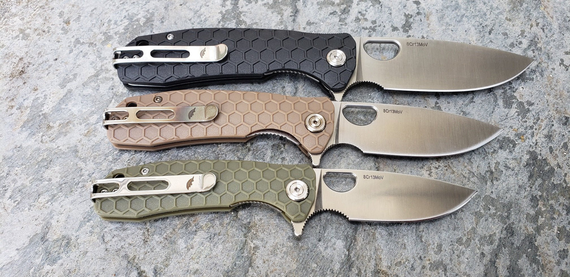 8Cr13MoV – Honey Badger Knives
