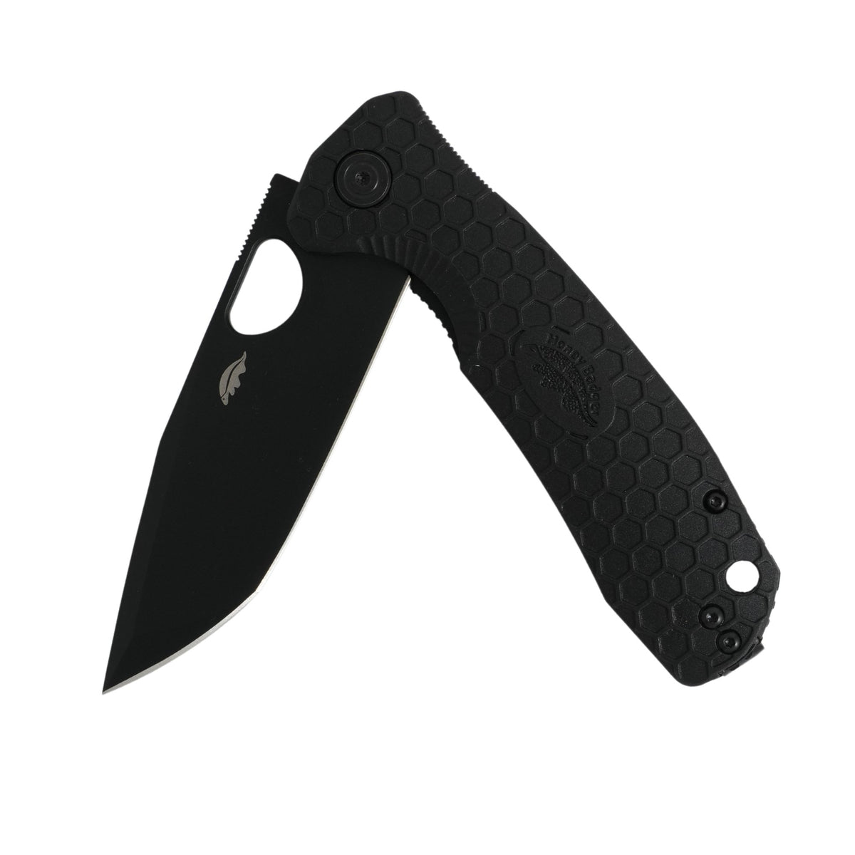 Large Tanto Knife - D2 Steel - Black Blade – Honey Badger Knives