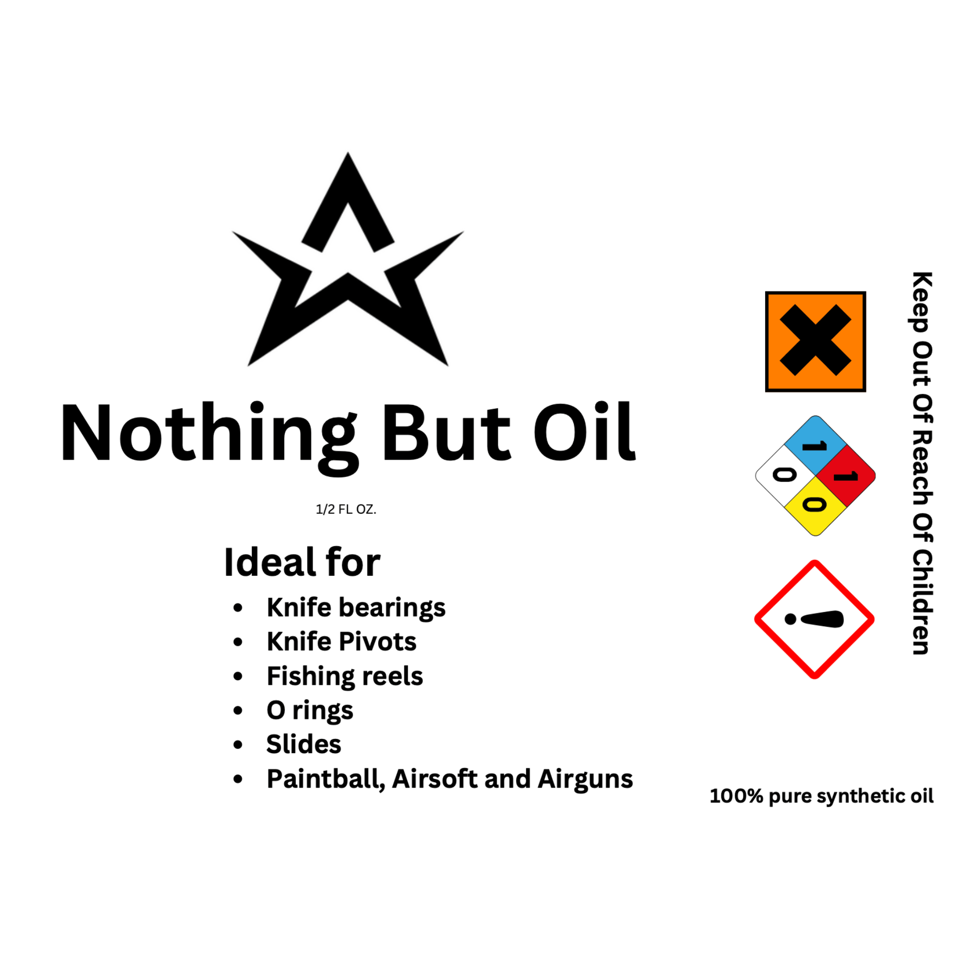 Nothing But Oil 1/2 fl oz – Honey Badger Knives
